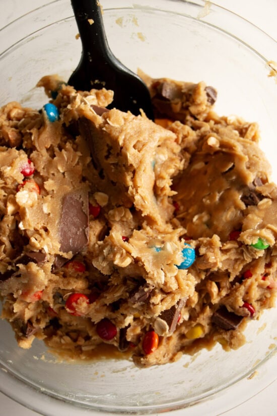 Easy One-Bowl Loaded Monster Cookies
