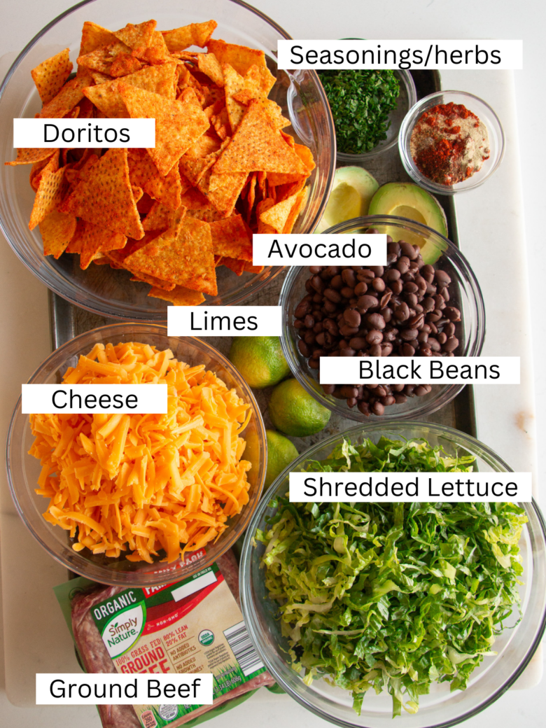 Easy Loaded Doritos Nachos with Beef