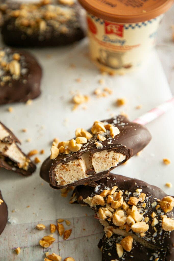 High Protein Frozen Yogurt Buster Bars
