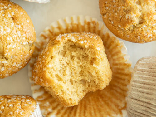 Easy One-Bowl Fluffy Vanilla Bean Muffin Recipe